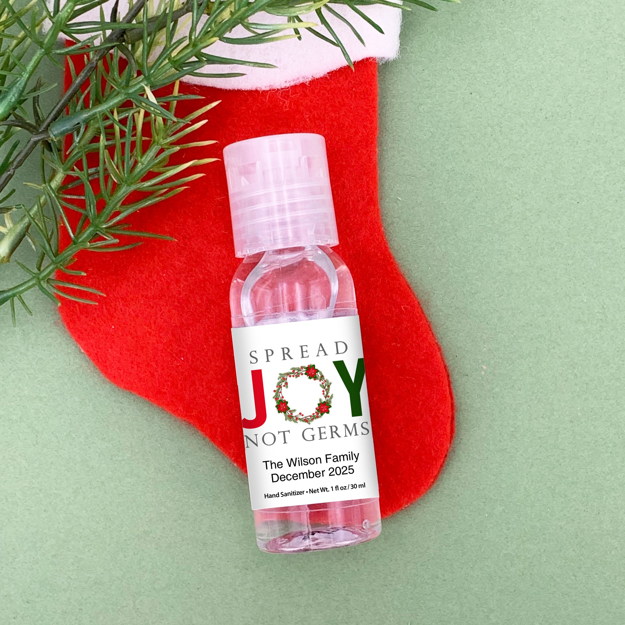 Spread Joy Not Germs Personalized Hand Sanitizer – Best Day Ever Spot