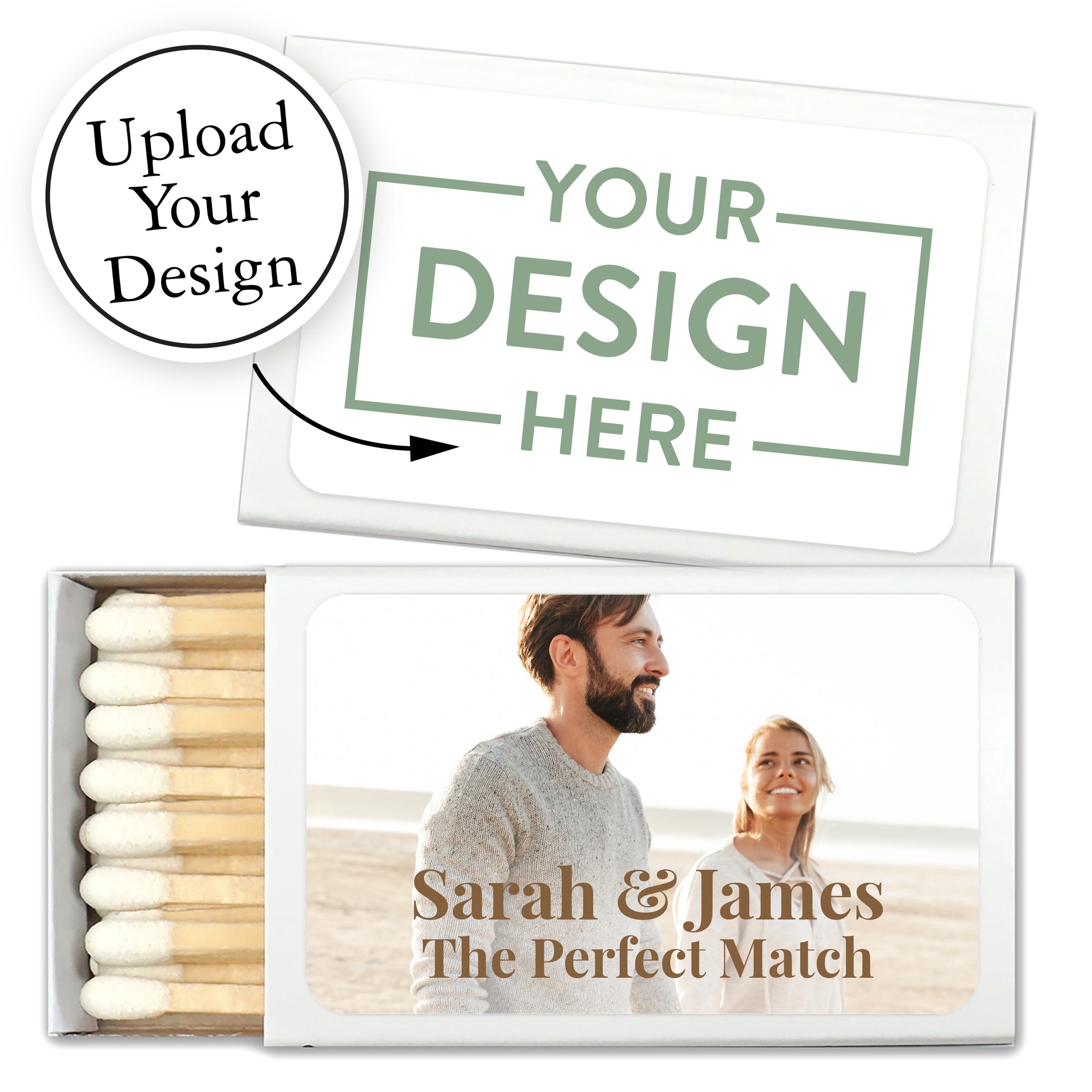 Custom Matchbooks, Custom Matches, Personalized Matches, Wedding Match ...