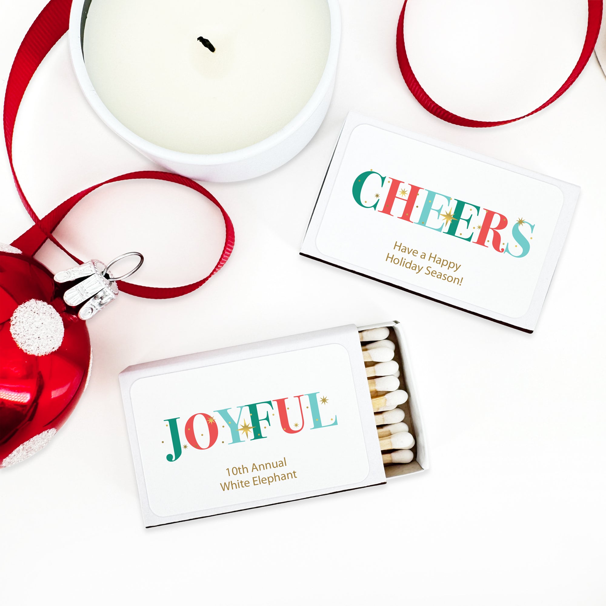 Personalized Christmas Matches, Christmas Sparkle - Set of 50 – Best ...
