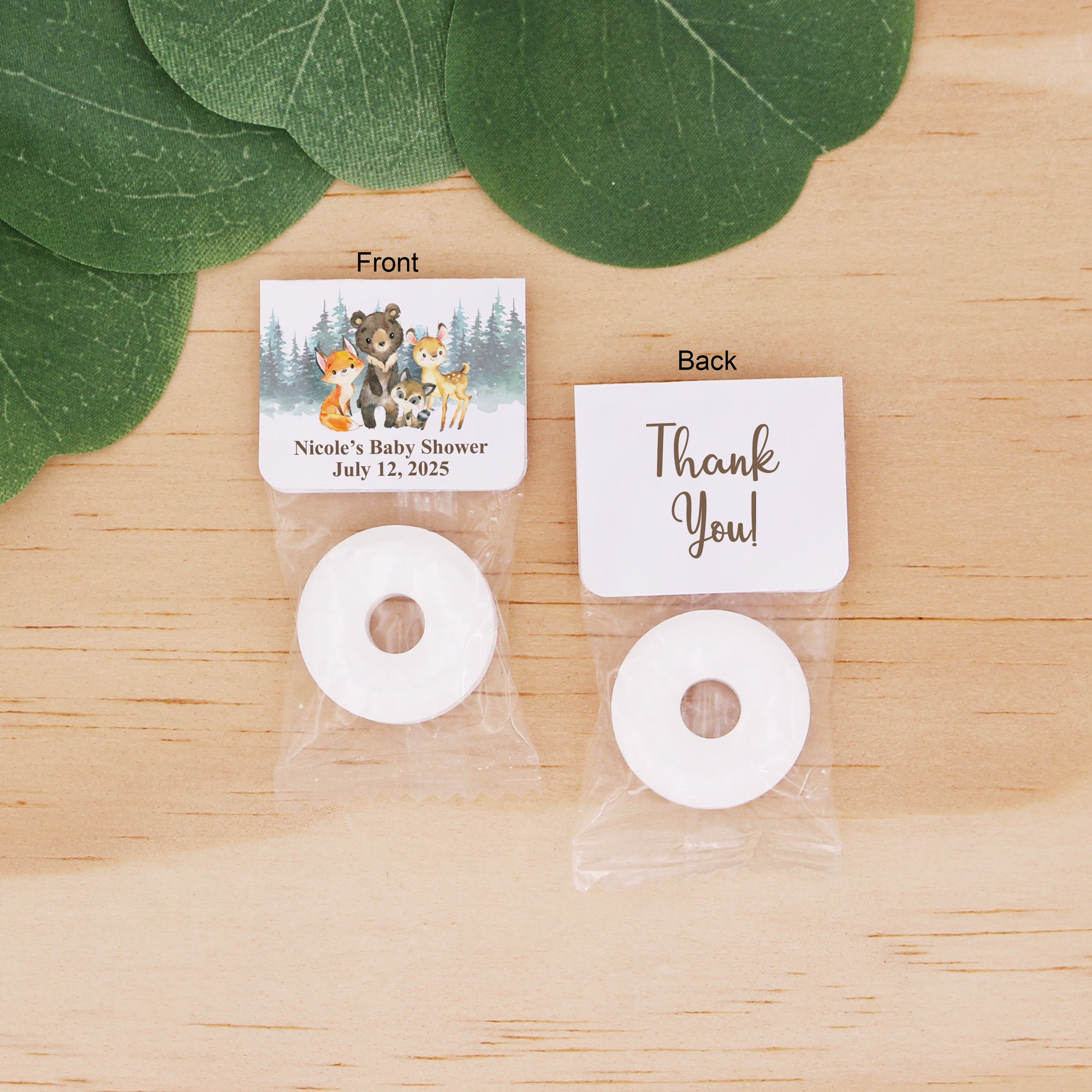 Baby Shower Favor Mints, Life Saver Mint, Woodland Animals – Best Day ...